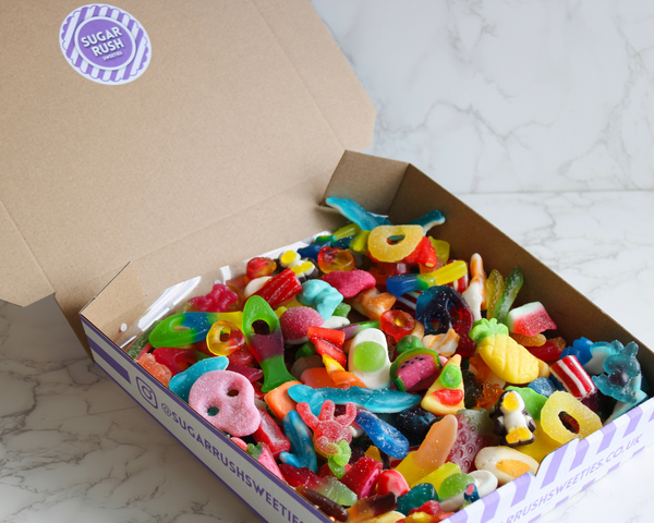 1kg Classic Pick n Mix Box | Sugar Rush Sweeties