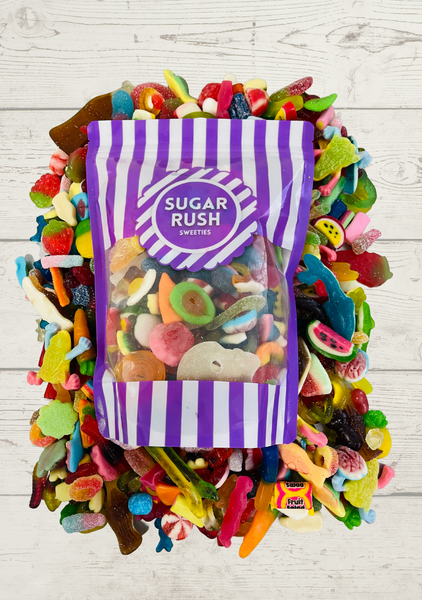 1kg Classic Pick n Mix Box | Sugar Rush Sweeties