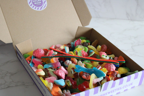 1kg Classic Pick n Mix Box | Sugar Rush Sweeties